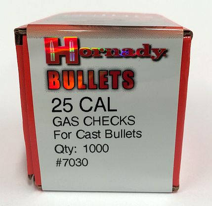 Hornady 25 Cal Gas Checks 1000 count - Titan Reloading